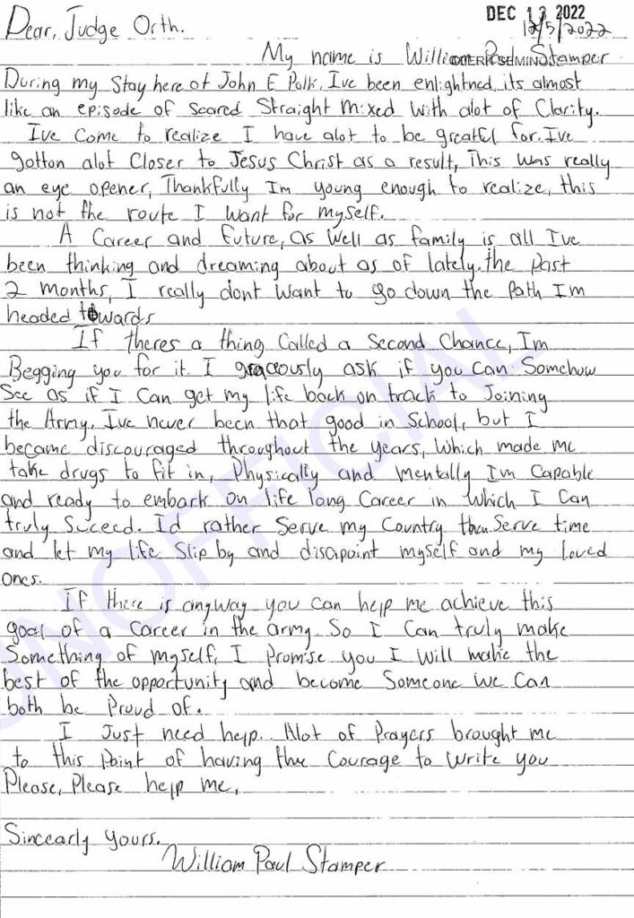 Teen writes letters to judge denying attack on jogger, asking for ...