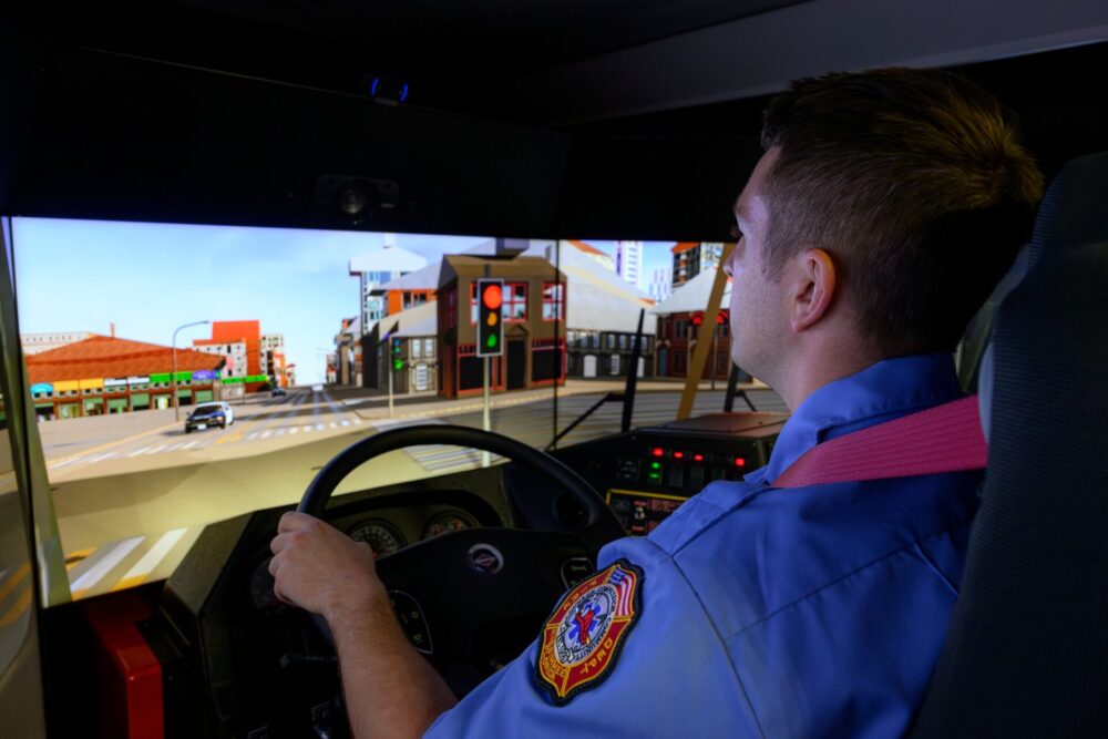 Immersive driving simulator for firefighters now in Kissimmee - Orlando ...