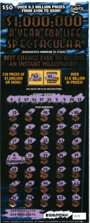 Orlando man wins $1 million prize from scratch-off ticket purchased at ...