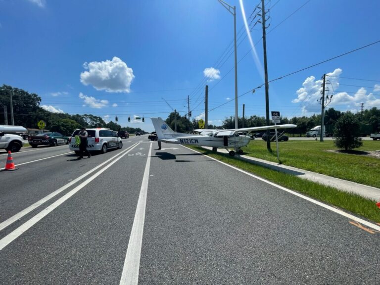 Small plane hits car during emergency landing on Osceola road - Orlando ...